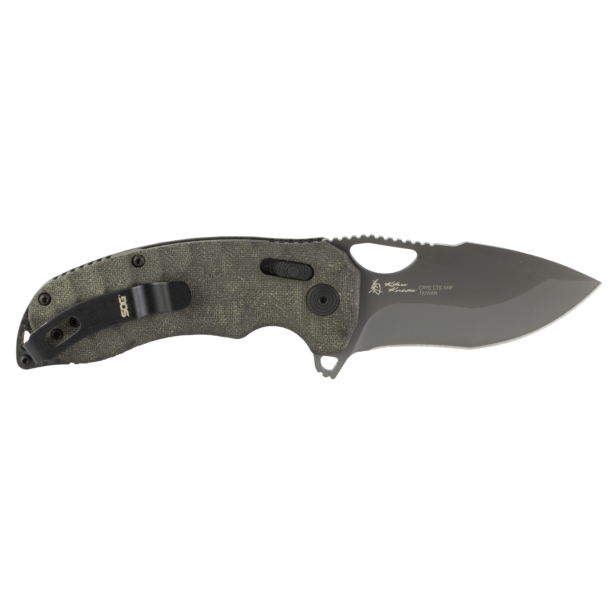 SOG KIKU XR LTE 3.2 inch BLACKOUT - Gun Gear SOG KIKU XR LTE 3.2 inch BLACKOUT - Gun Gear